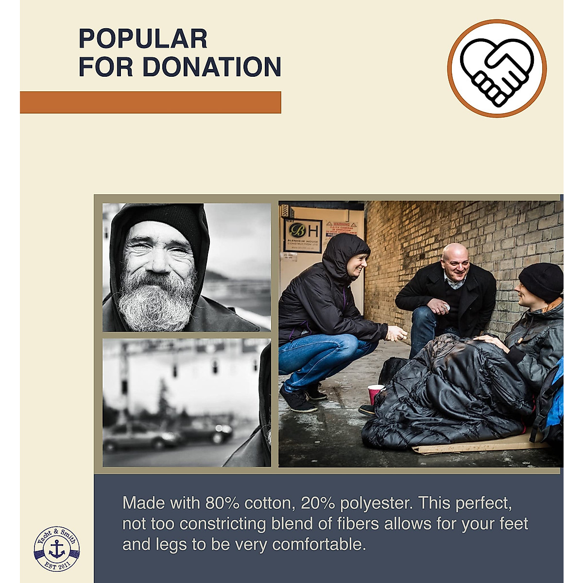 Yacht & Smith Men's & Women's Wholesale Bulk Cotton Tube Socks, Referee Style, by SOCKS'NBULK