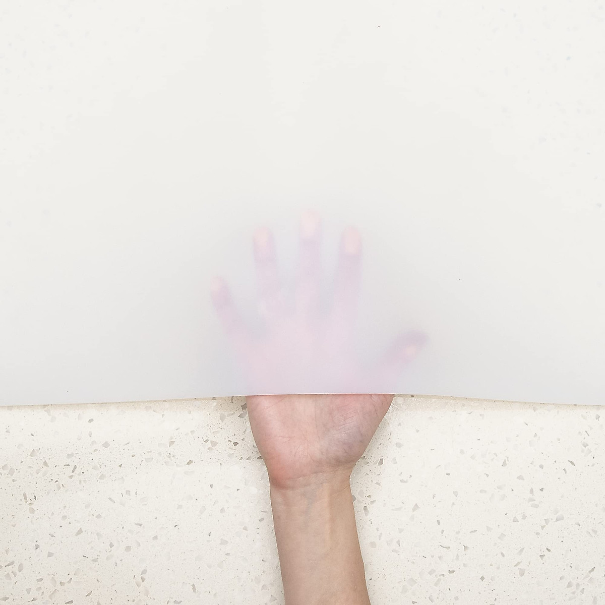 2 Silicone Countertop Protector Mats with 4 Silicone Placemats Bundle, Heat Resistant, Non-Slip, Waterproof, Wipeable, Translucent-Opaque