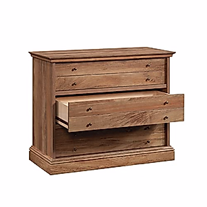 Sauder Barrister Lane 3-Drawer Chest, L: 36.46" x W: 16.69" x H: 29.37", Sindoori Mango