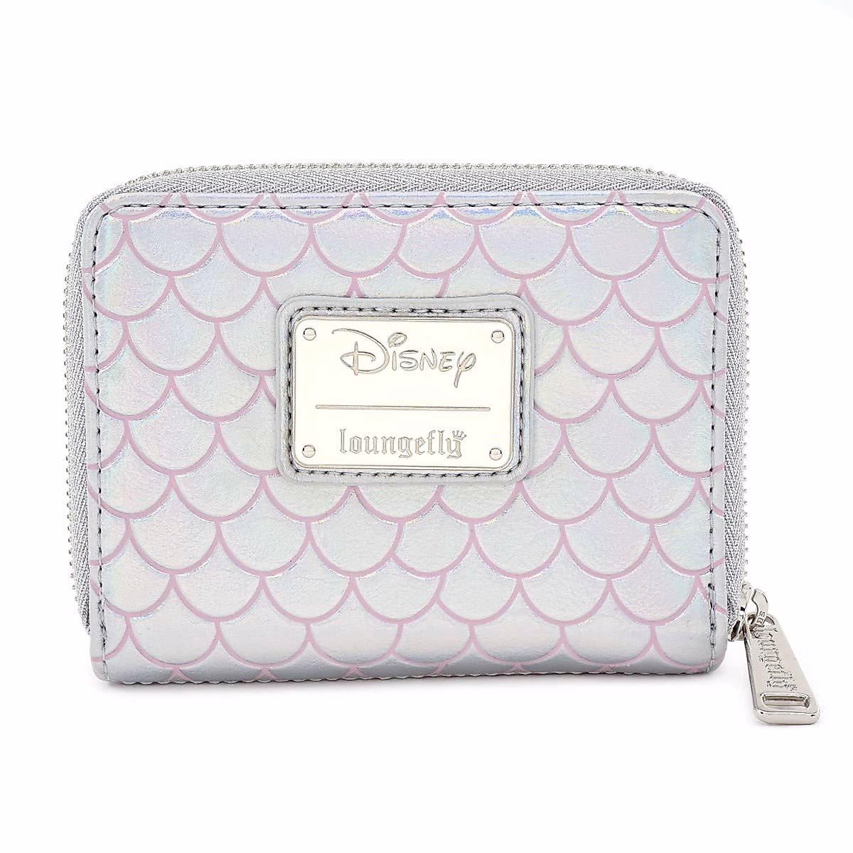 Loungefly x Disney The Little Mermaid Ariel 30th Anniversary Scaled Wallet (Silver Multi, One Size)