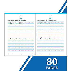 Carson Dellosa Cursive Handwriting Workbook for Kids, Grades 3-5 Cursive Letter Tracing Book, Cursive Handwriting Practice and Letter Tracing for Beginners Workbook for Homeschool or Classroom