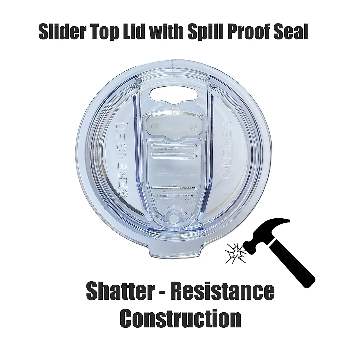 Black Cat SERENGETI 16 Oz. Stainless Steel, Vacuum Insulated Tumbler with Spill Proof Lid - 3D Print - Insulated Travel mug for Hot or Cold Drinks (Black Cat Tumbler)