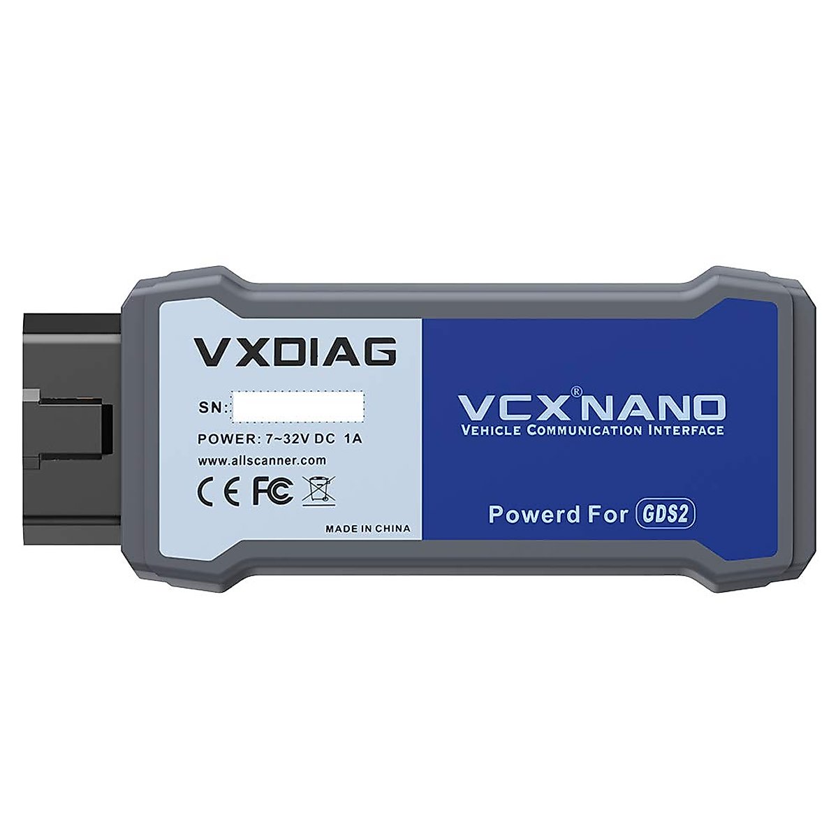 VXDIAG VCX Nano GDS2 and Tech2Win Diagnostic Tool Compatible for GM/OPEL with Global Diagnostic Programming System GDS & GDS2 Blue