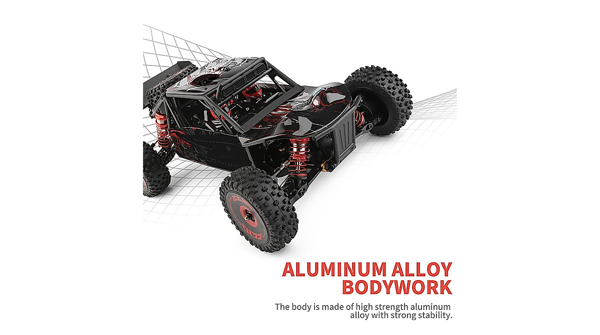 GoolRC WLtoys 124016 V2 RC Car - 75km/h 4WD Racing