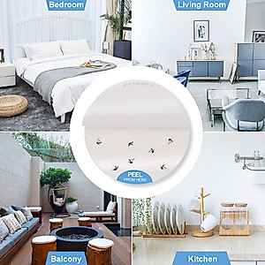 28PCS Mosquito Trap Refill Glue Boards Compatible with Katchy Duo Indoor Fruit Fly Trap, 3.35" Mosquito Lamp Refillable Glue Pads Fits Many Models Indoor Mosquito Killer Bug Catcher