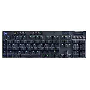 JuYuish Silicone Clear Keyboard Cover Skin Protector Compatible with Logitech G915 Wireless Mechanical Gaming Keyboard & Logitech G815 RGB Mechanical Gaming Keyboard (NOT for Other Desktop Keyboards)