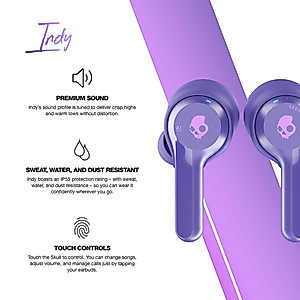 Skullcandy Indy True Wireless In-Ear Earbud - Purple