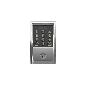 Schlage Encode Smart WiFi Deadbolt with Century Trim In Bright Chrome