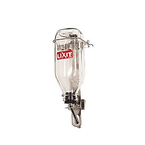 Lixit Heavy Duty Deluxe Glass Water Bottles for Birds, Dogs and Small Animals. (32oz Large Tube)