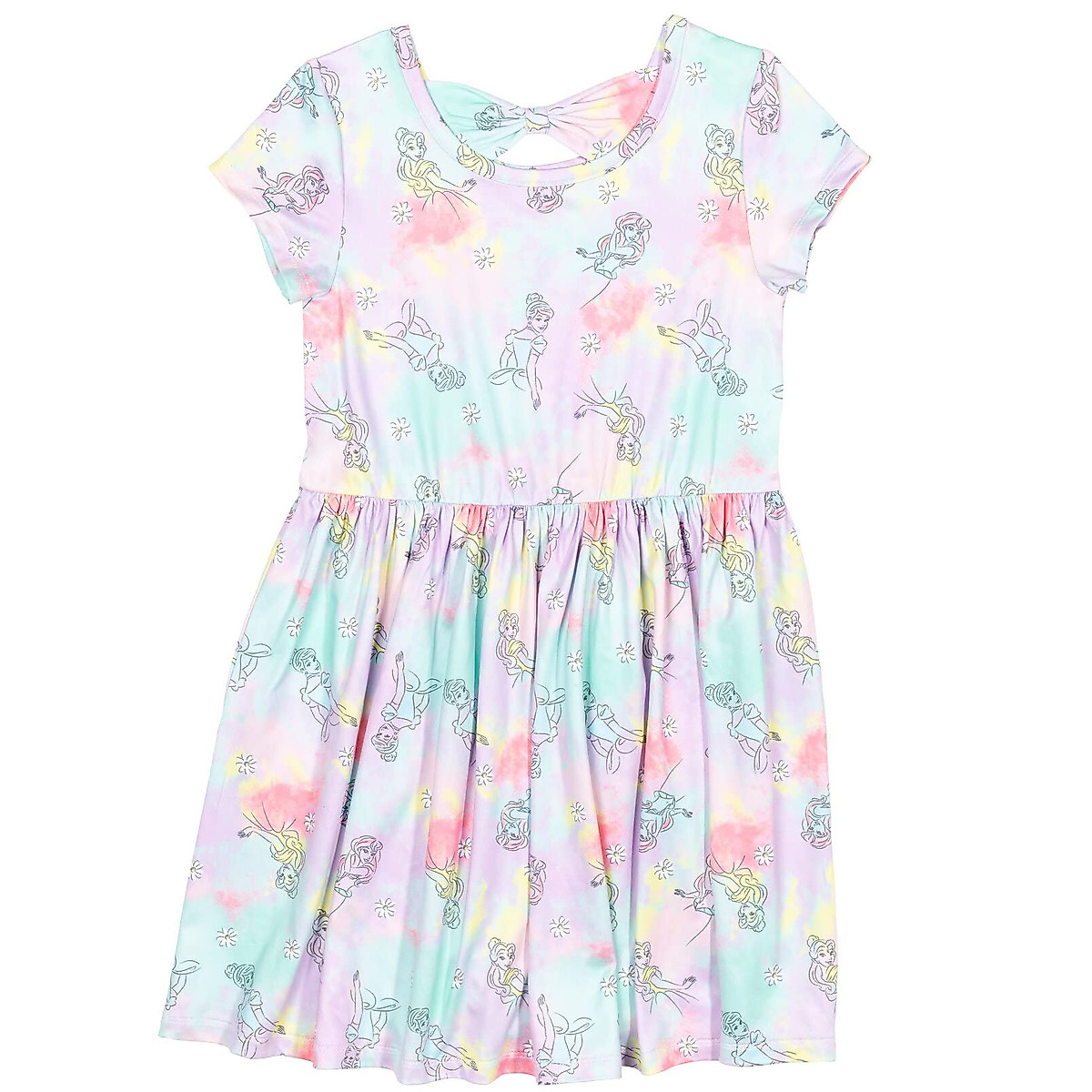 Disney Princess Rapunzel Snow White Cinderella Little Girls 2 Pack Dresses Disney Princesses 7-8