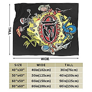 STYLOPUNK 311 Band Throw Blankets Lightweight Flannel Blankets Funny Fleece Bed Blanket All Seasons 80"X60"