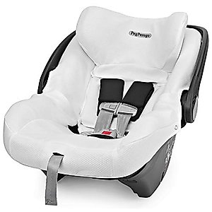 Peg Perego Primo Viaggio 4-35 Infant Car Seat Clima Cover - Accessory - White-Fits Any Primo Viaggio Infant car seat