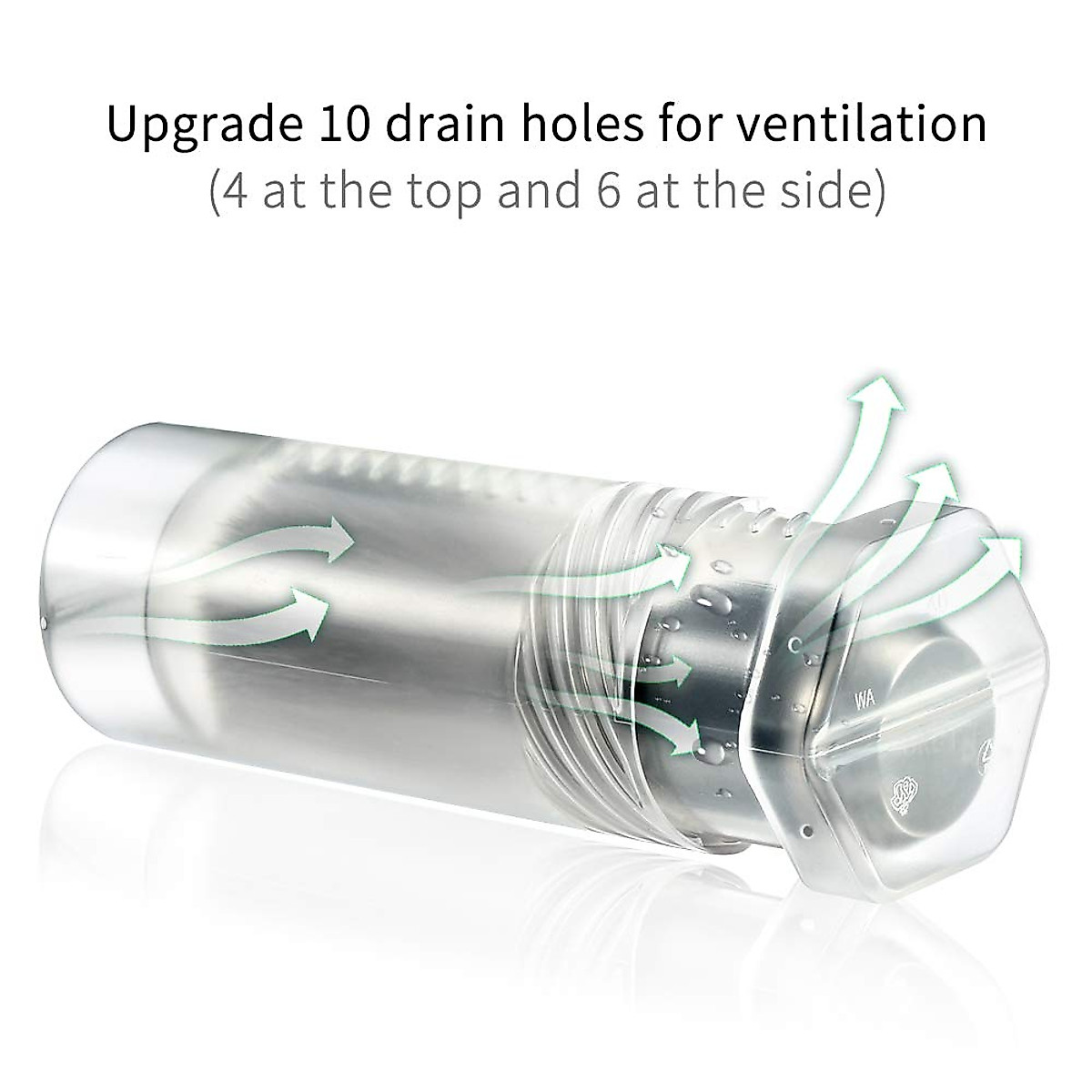 Grutti 2-Pack Shaving Brush Case Fit for Your Shaving Brush Easy to Store with 10 Airflow/Evaporation Holes (Brush not Included)