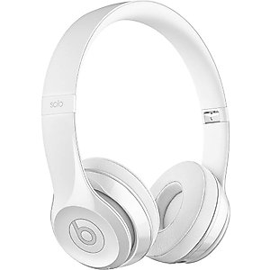 Beats Solo3 Wireless On-Ear Headphones Gloss White - Beats by Dr Dre (Renewed)