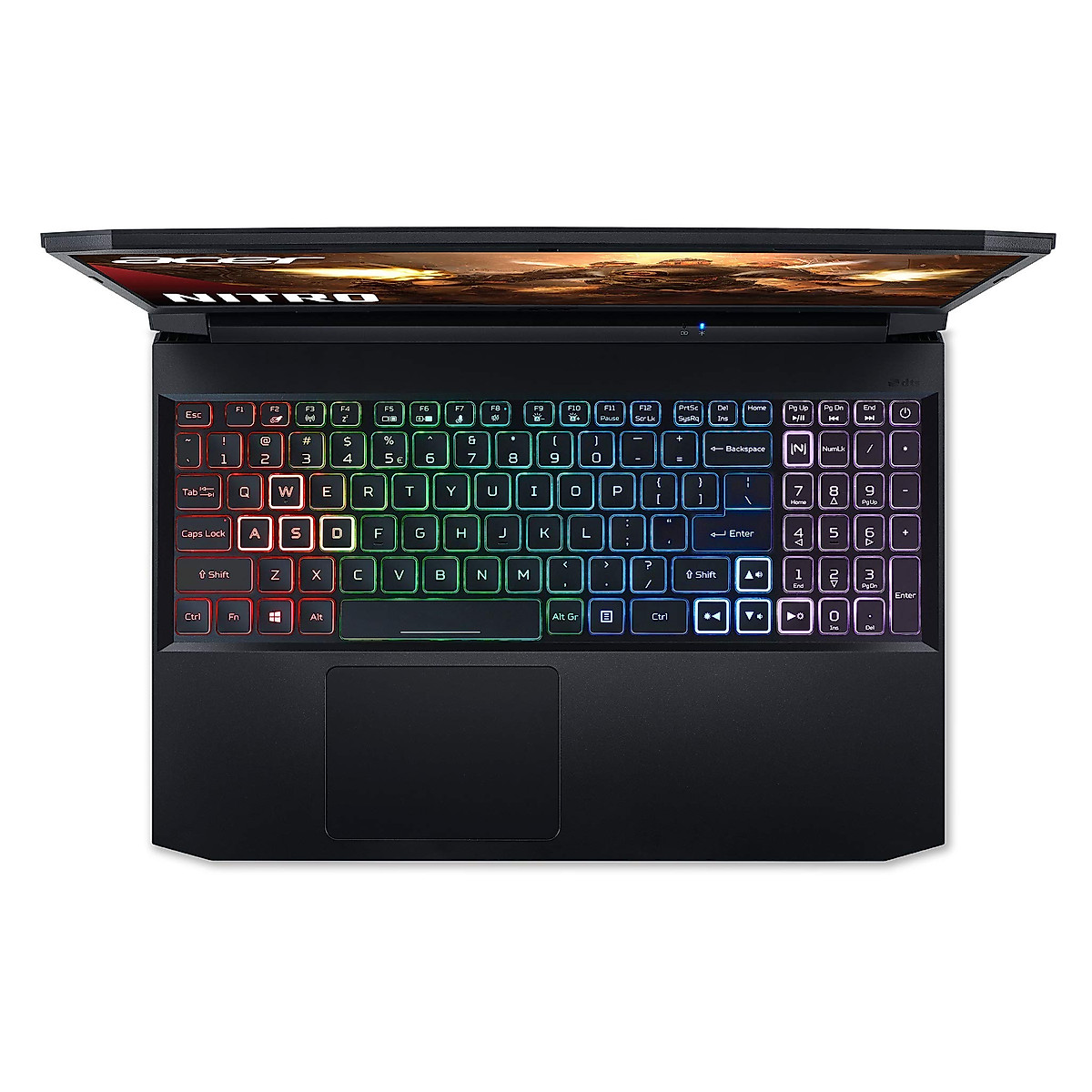 Acer Nitro 5 AN515-45-R21A Gaming Laptop, AMD Ryzen 5 5600H Hexa-Core Processor | NVIDIA GeForce RTX 3060 GPU | 15.6" FHD 144Hz IPS Display | 16GB DDR4 | 512GB NVMe SSD | WiFi 6 | RGB Keyboard