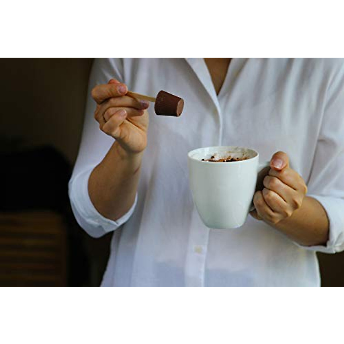 Amuse- Professional Barista"Cozy Collection" Mug for Coffee, Tea or Chocolate- Set of 6 (Medium - 12 oz.)