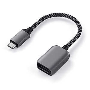 Satechi USB C to USB-A 3.0 Cable Adapter, USB Type C to Type-A Female with Data Transfer up to 5Gbps, USB C Adapter for MacBook Pro/Air M1 M2 M3, Dell, HP, Surface, Lenovo, iPad