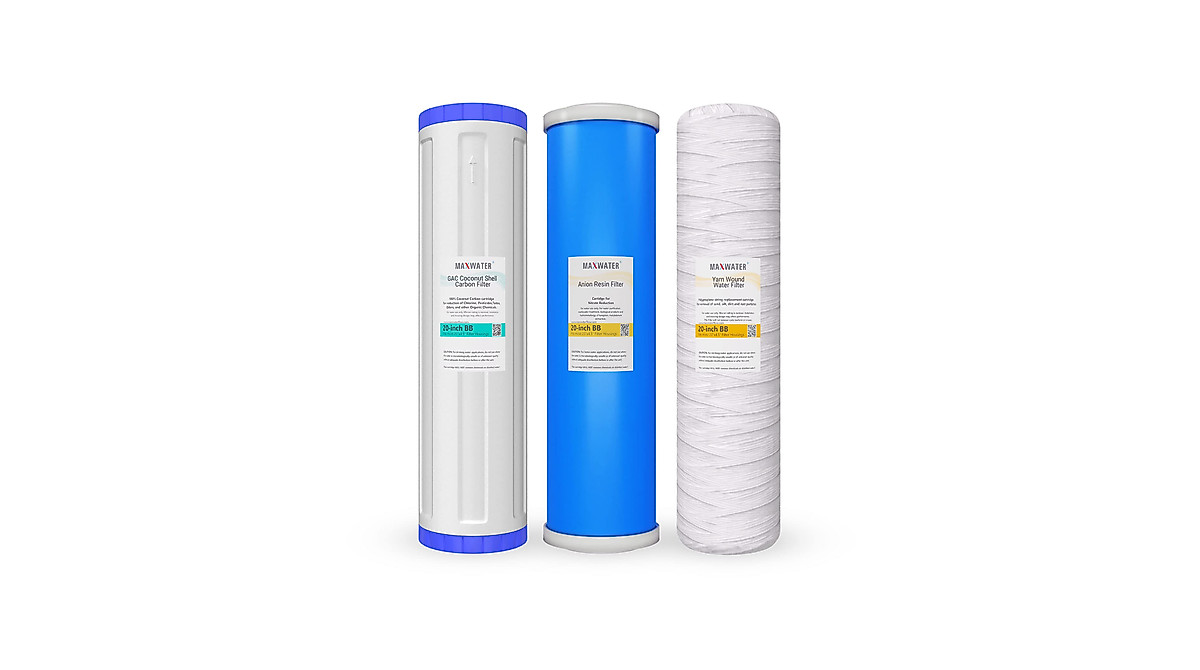20" BB Nitrate Reducer Filter Set for Clean Water