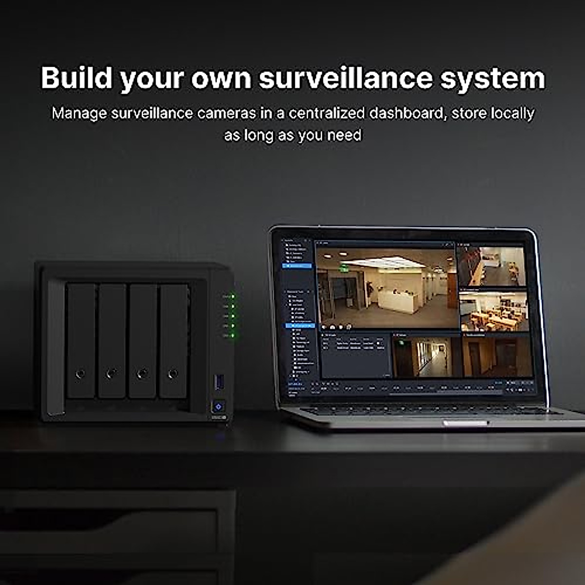 Synology 4 bay NAS DiskStation DS920+ (Diskless), 4-bay; 4GB DDR4