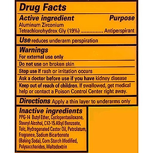 ARM & HAMMER ULTRAMAX Anti-Perspirant Deodorant Active Sport 2.60 oz ( Pack of 6)