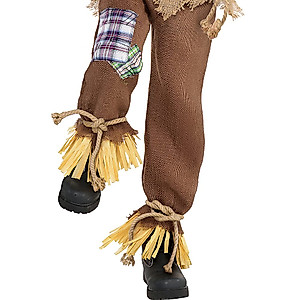 Amscan 849999 Boys Friendly Scarecrow Costume, Small Size (4-6 Years Old) , Brown