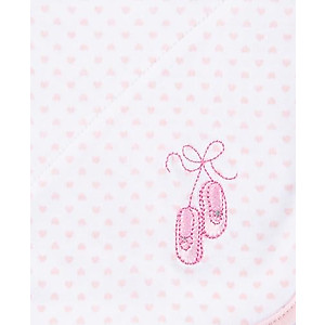 Little Me Unisex Baby Swaddling Receiving Blankets, Prima Ballerina, One Size