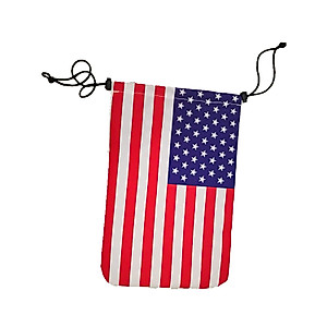 WONDERFOLD Add-on Canopy Fabric with UV Protection for W-Series Stroller Wagon (Double Sided W2/W1 Canopy, USA Flag Print with One Pouch)