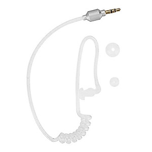 3.5mm Air Tube Monaural Earbu, Mobile Phone Monaural Wired Earpiece Air Tube Anti Radiation in Ear Stereo Earphone