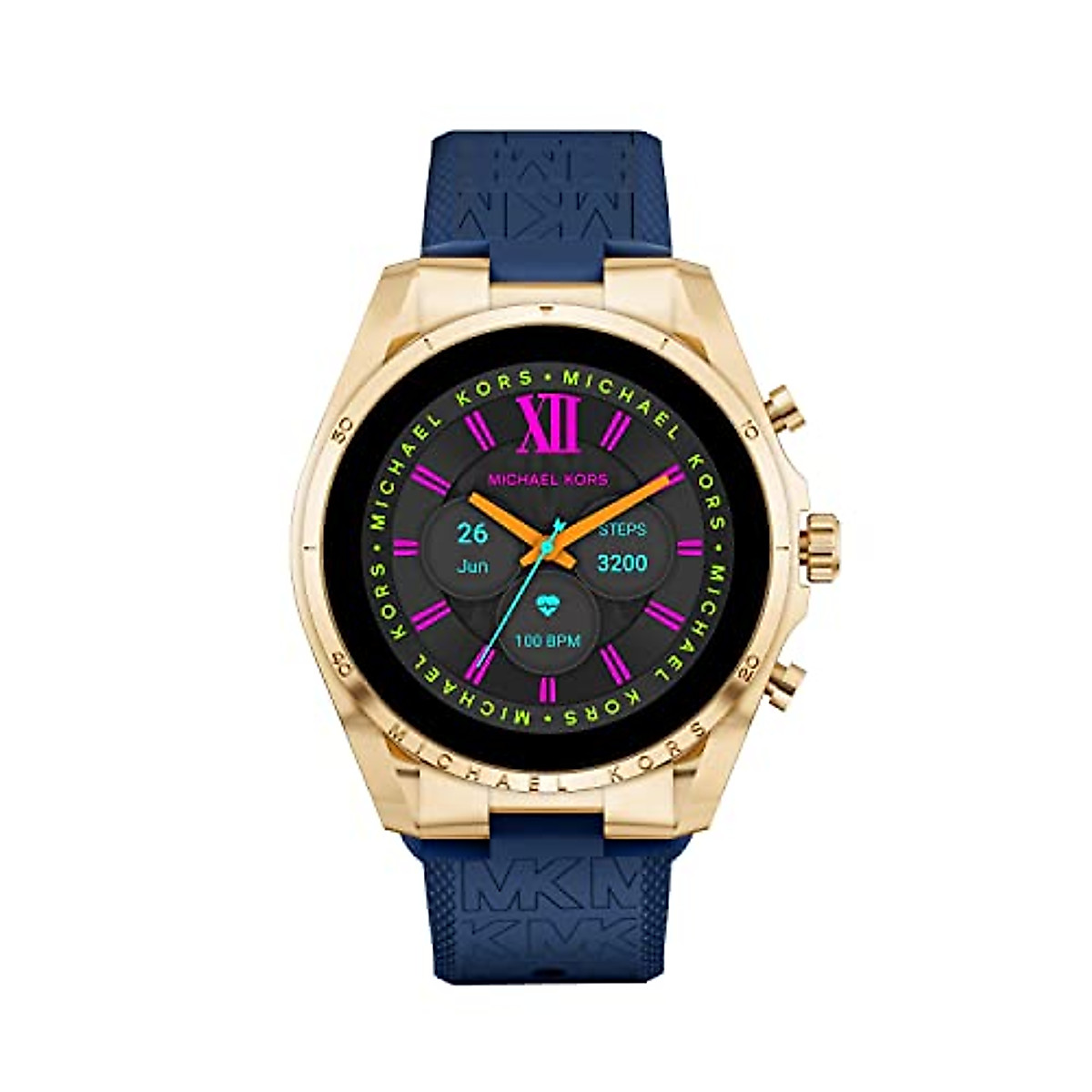 Michael Kors Men's or Women's Gen 6 44mm Touchscreen Smart Watch with Alexa Built-In, Fitness Tracker, Sleep Tracker, GPS, Music Control, Smartphone Notifications (Model: MKT5152V)