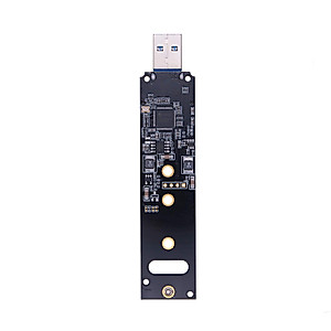 M.2 NVME USB 3.1 Adapter, M-Key M.2 NVME to USB Card Reader USB 3.1 Gen 2 Bridge Chip with 10 Gbps High Performance, Compatible with Samsung 950/960/970 Evo/Pro or Other M.2 SSDs with PCI-E Type