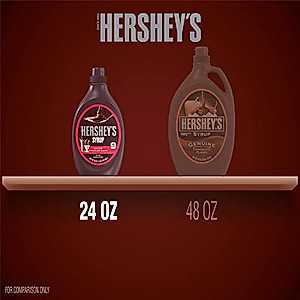 HERSHEY'S Chocolate Syrup Bottle, 24 oz