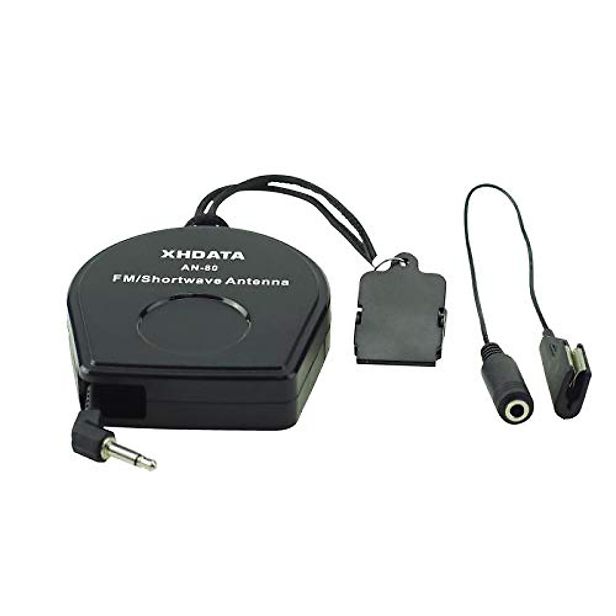 XHDATA AN-80 Shortwave Reel Antenna FM SW External Antenna Whip Antenna to Improve Signal Reception Suitable for FM SW Radio
