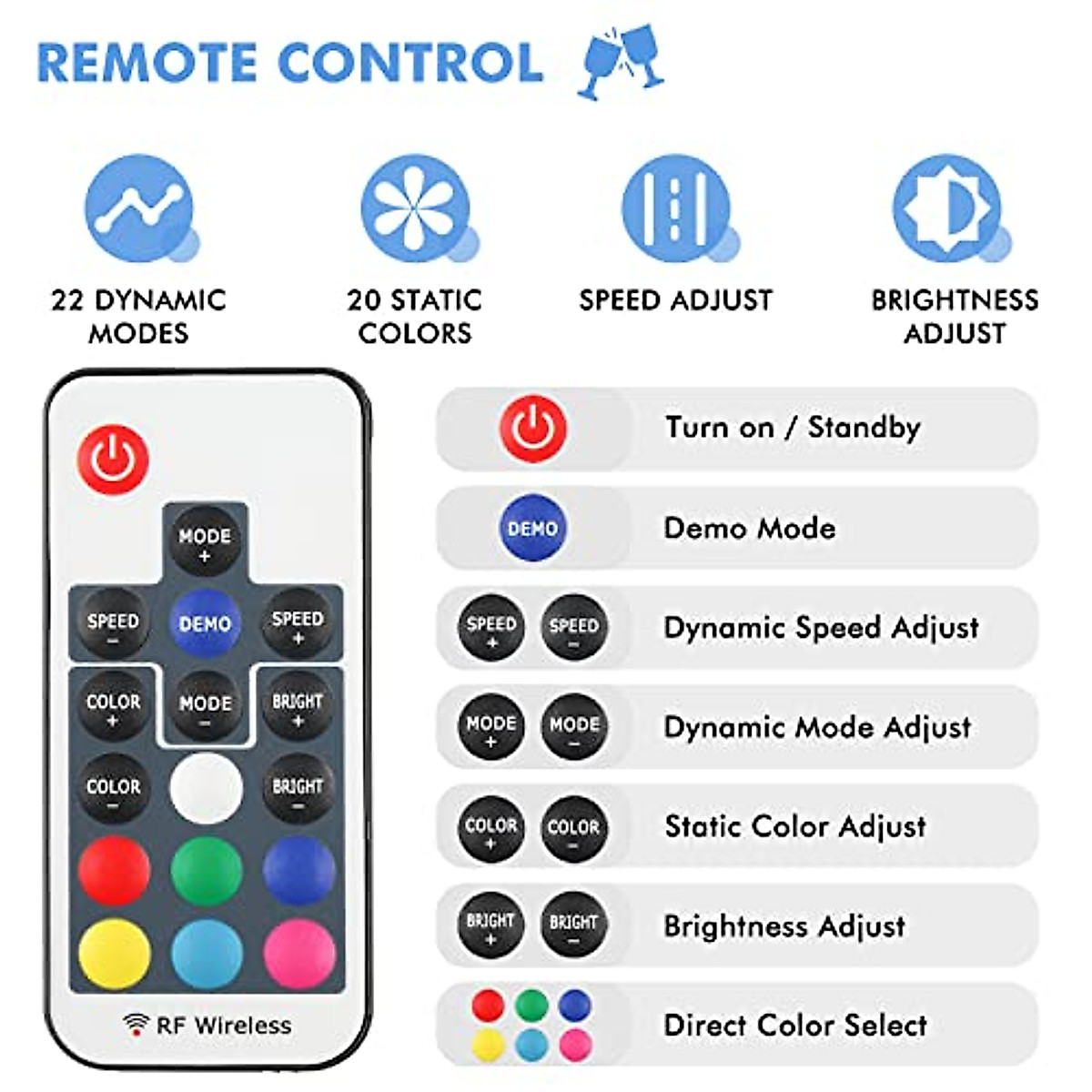 Meticuloso LED Lighted Liquor Bottle Display Shelf, 16 Inch Wall Mounted Wine Rack for Home/Commercial Bar (16 inch)