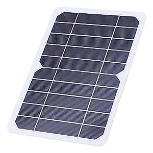 Solar Panel Charger, 5V Solar Charging Panel Environmental Protection high Conversion Rate for Camping