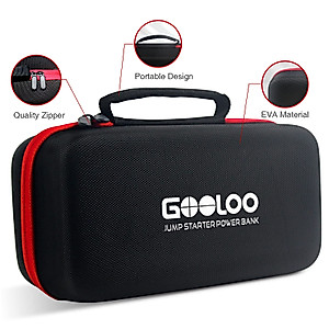GOOLOO GT4000S Jump Starter 100W Two-Way Fast-Charging Portable Car Jump Starter EVA Storage Case
