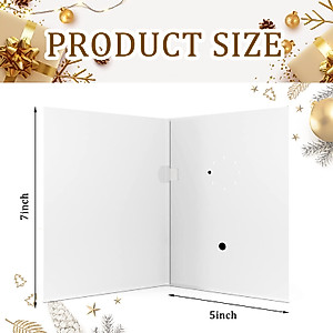 4 Pcs Voice Recordable Greeting Card 30 Seconds Talking DIY Greeting Card, Record and Send your own Custom Voice Message, Music or Sound Effects