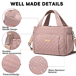 Artelaris Lunch Bag for Women, Insulated Lunch Box for Work, Large Leakproof Cooler with Side Pockets and Removable Shoulder Strap Women's Lunch Bag, Picnic School Beach Cute Lunch Bags