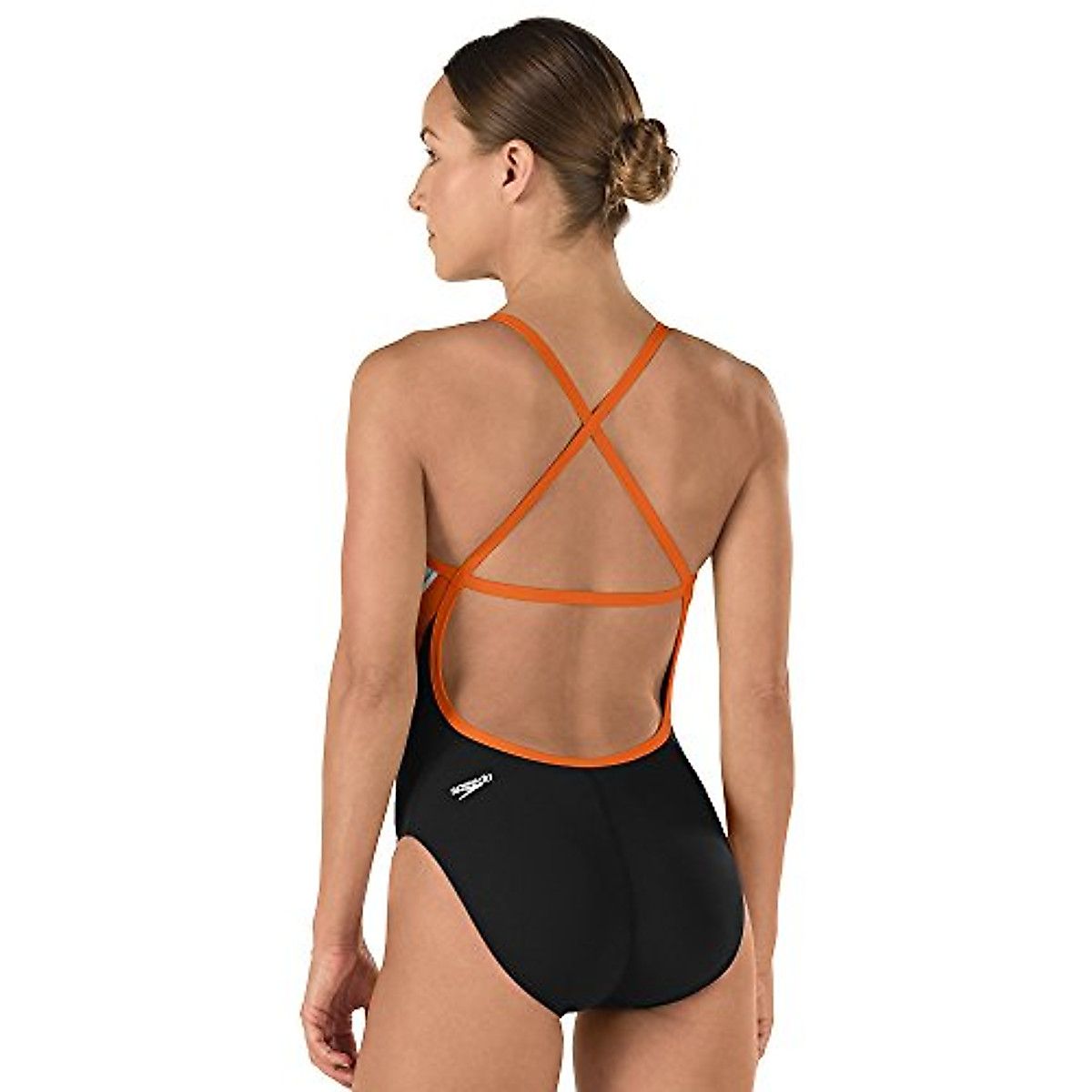 Speedo Women's Swimsuit One Piece Endurance+ Cross Back Solid Adult Team Colors - Discontinued