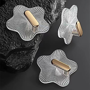 Gerderk 6 Pack Adhesive Hooks Utility Hooks, Heavy Duty Hooks 12 lbs Robe Towel Hooks Waterproof Adhesive Wall Hooks for Home Bathroom Kitchen Office and Living Room.