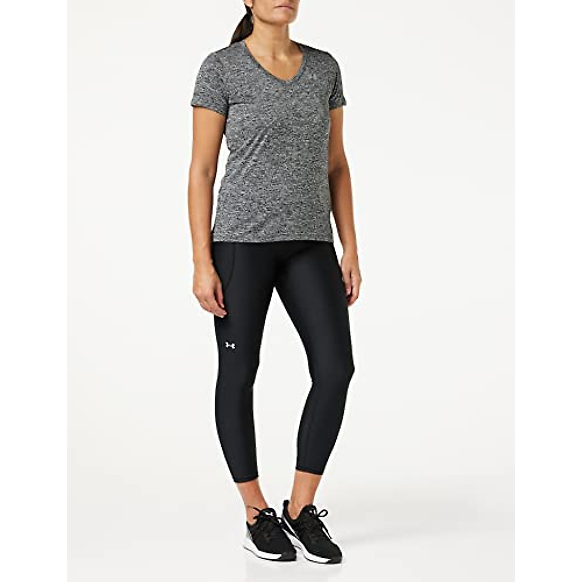 Under Armour Women's UA Tech™ V-Neck XXL Black