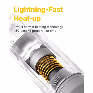 HOTO Cordless Hot Glue Gun, 10 Glue Sticks, 30S Heating Fast, USB Rechargeable Melt Glue Gun, Smart-Power-off Glue Gun, Perfect for Crafts, DIY Arts, Quick Home Repairs