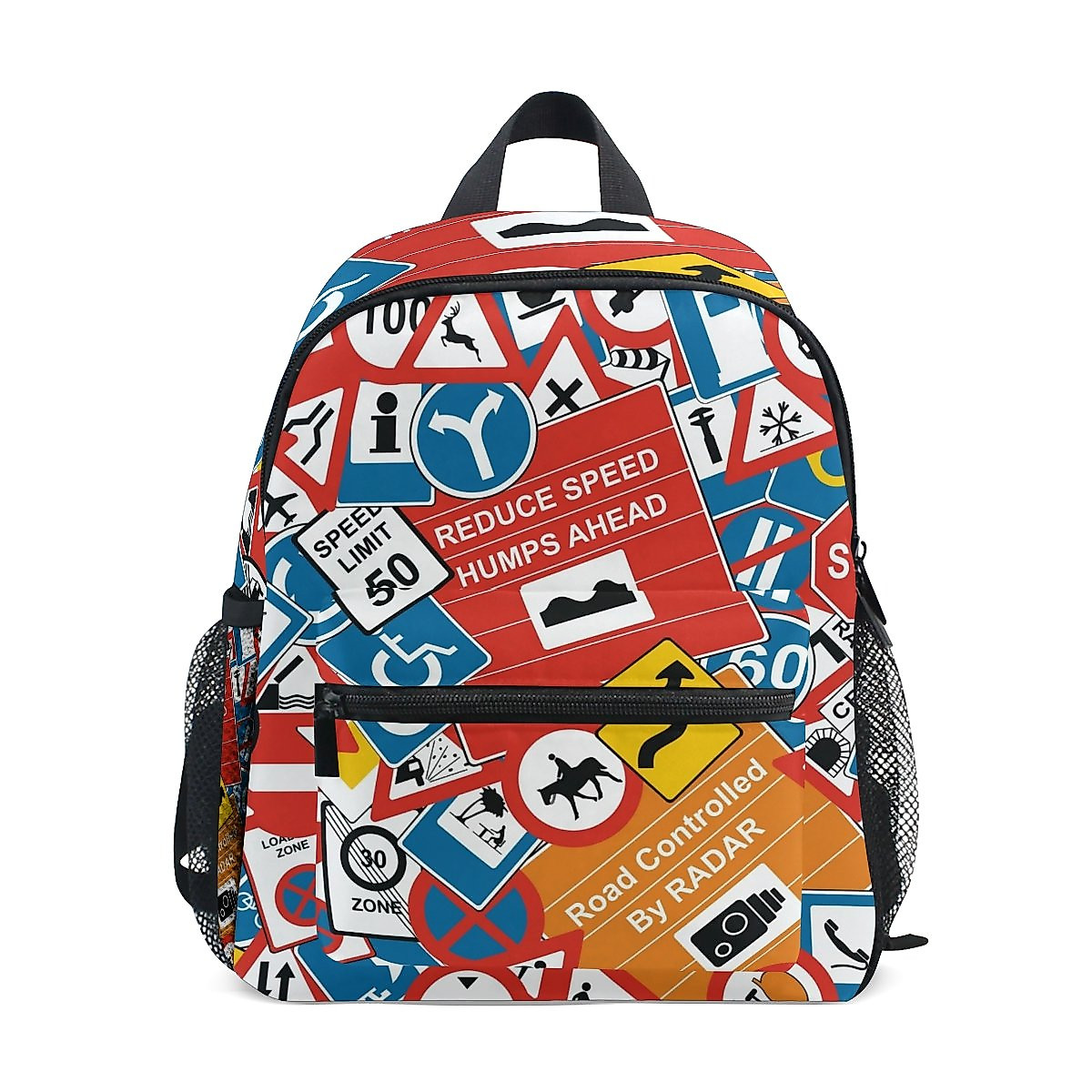 My Daily Kids Backpack Traffic Signs Nursery Bags for Preschool Children