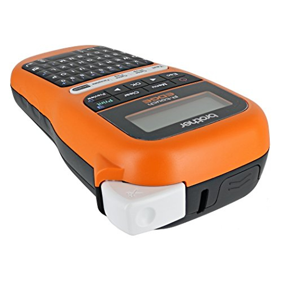 Brother PT-E105 P-Touch Edge Handheld Industrial Label Maker with Interactive Menu and Automatic Lamination (AAA Batteries Not Included)