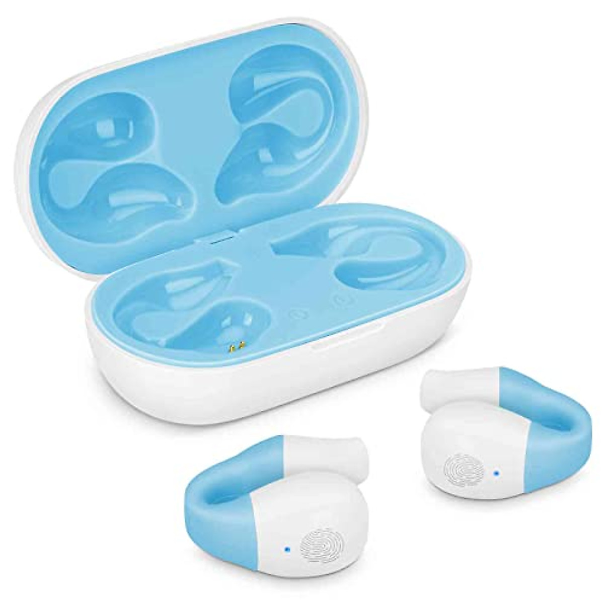 UrbanX UX3 True Wireless Earbuds Bluetooth Headphones Touch Control with Charging Case Stereo Earphones in-Ear Built-in Mic Headset Premium Deep Bass for Micromax Infinity N11 - Black