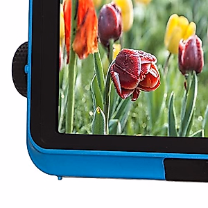 Waterproof Digital Camera, Micro USB 2.0 Full HD Double Screens Waterproof Digital Camera for Photograph Blue