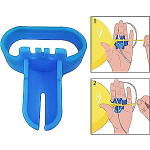 Balloon Pump Hand Held, 2Pack Inflator Air Pump for Balloons - Two-Way Dual Action- Ballon Inflator Pumping - Manual Baloon Inflators Machine with Balloons Tie Tool