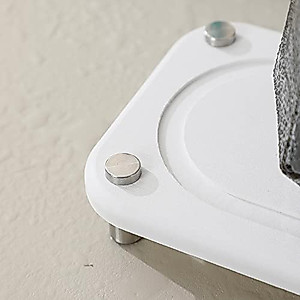 NiuYichee Home Sink Caddy with Grooves, Stainless Steel Feet with Rubber Bottom, Water Absorbing Stone Used for Hand Soaps & Brushes & Toiletries in The Modern Home