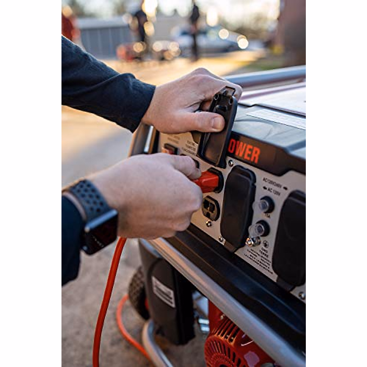 A-iPower SUA5000 5000 Watt Portable Generator Small Gas Powered For Jobsite, RV, and Home Backup Emergency