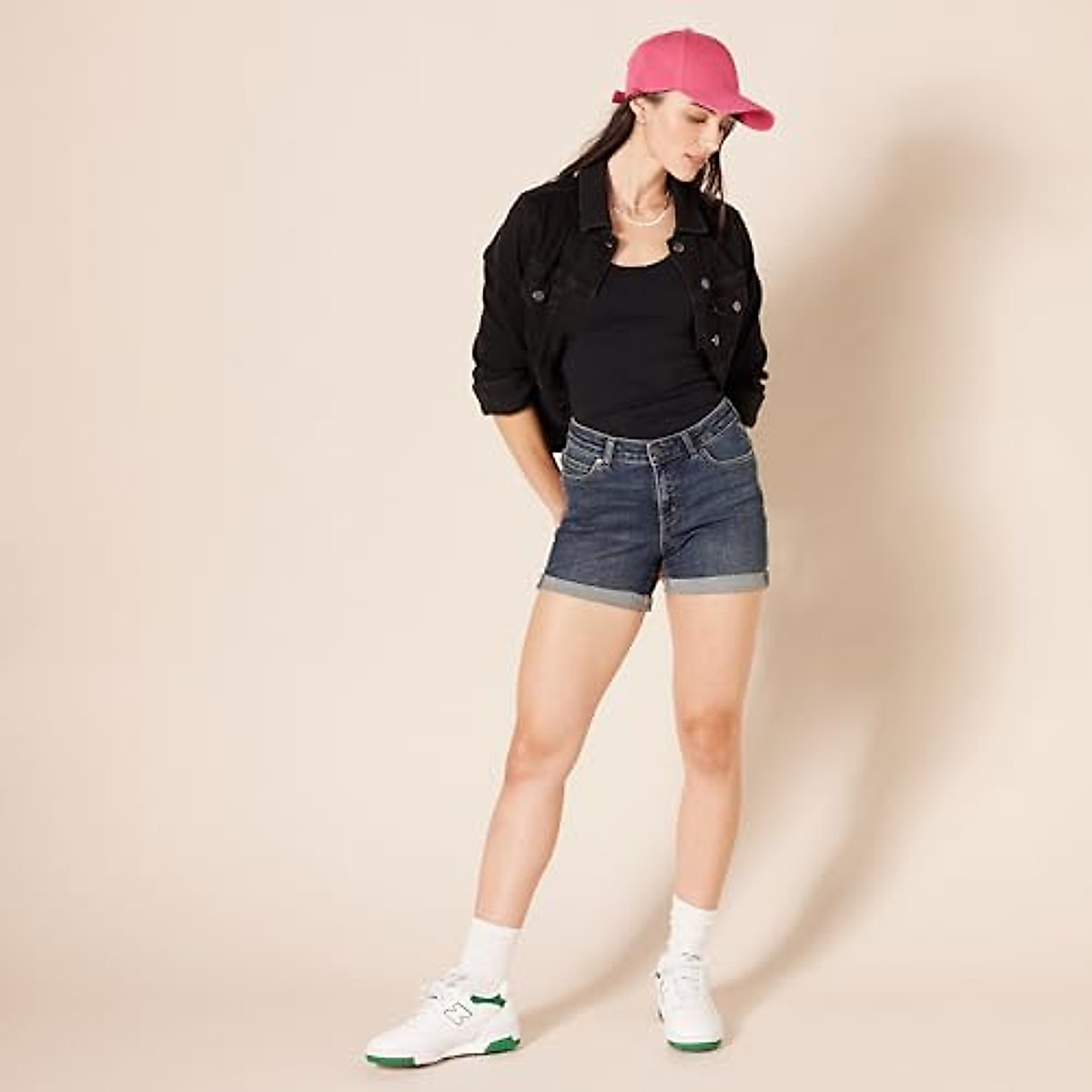 Amazon Essentials Women's Slim-Fit Tank, Pack of 2, Black/Olive, XX-Large