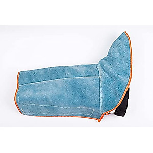 Senvitate Leather Welding Spats, Welding Shoes Leg Covers, Fire Resistant Welder Boot Protector Covers, Heat and Abrasion Resistant Foot Safty Protection Covers, Welding Gaiters, Tool Gifts for Men